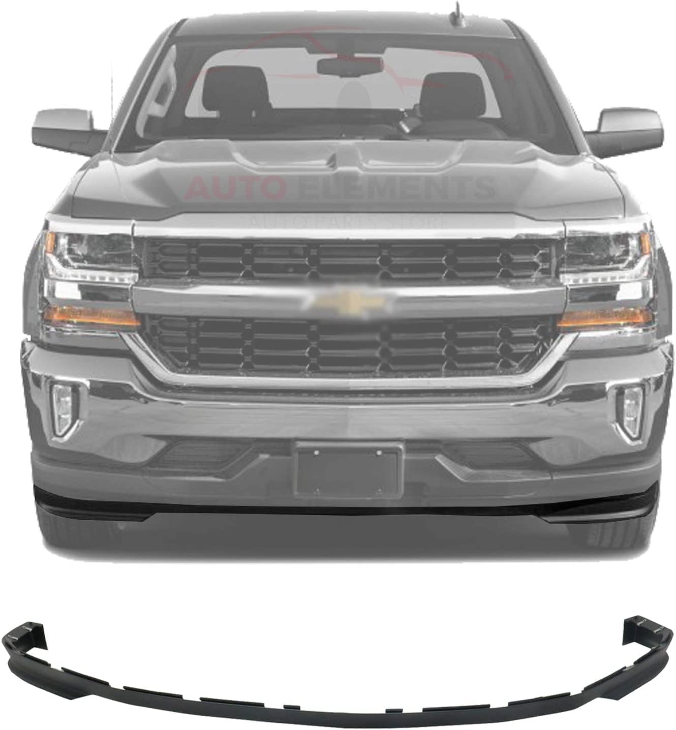 2016-2019 Chevrolet Silverado 1500 Bumper Valance - Part # GM1092250 ...